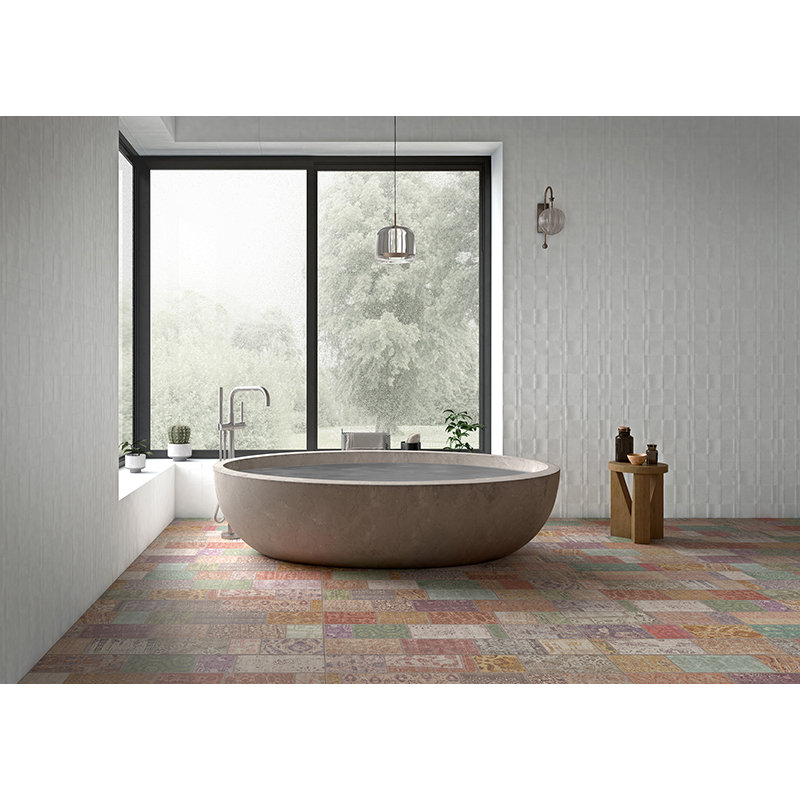 Apollo Tile Nimbus 18" x 47" Ceramic Marble Look Wall & Floor Tile | Wayfair